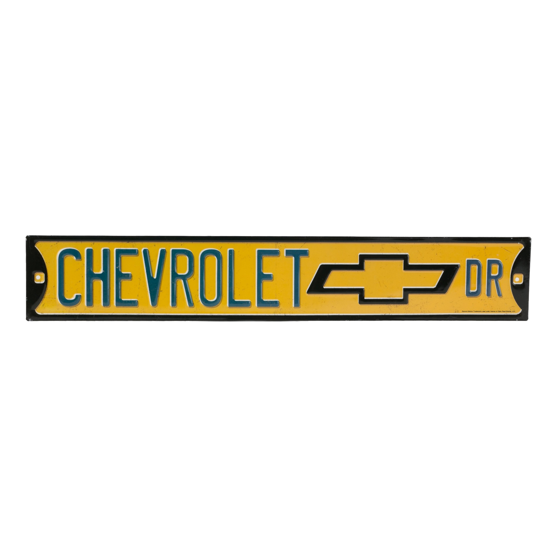 Open Road Brands Chevrolet Drive Embossed Die-Cut Tin Sign | Bass Pro Shops